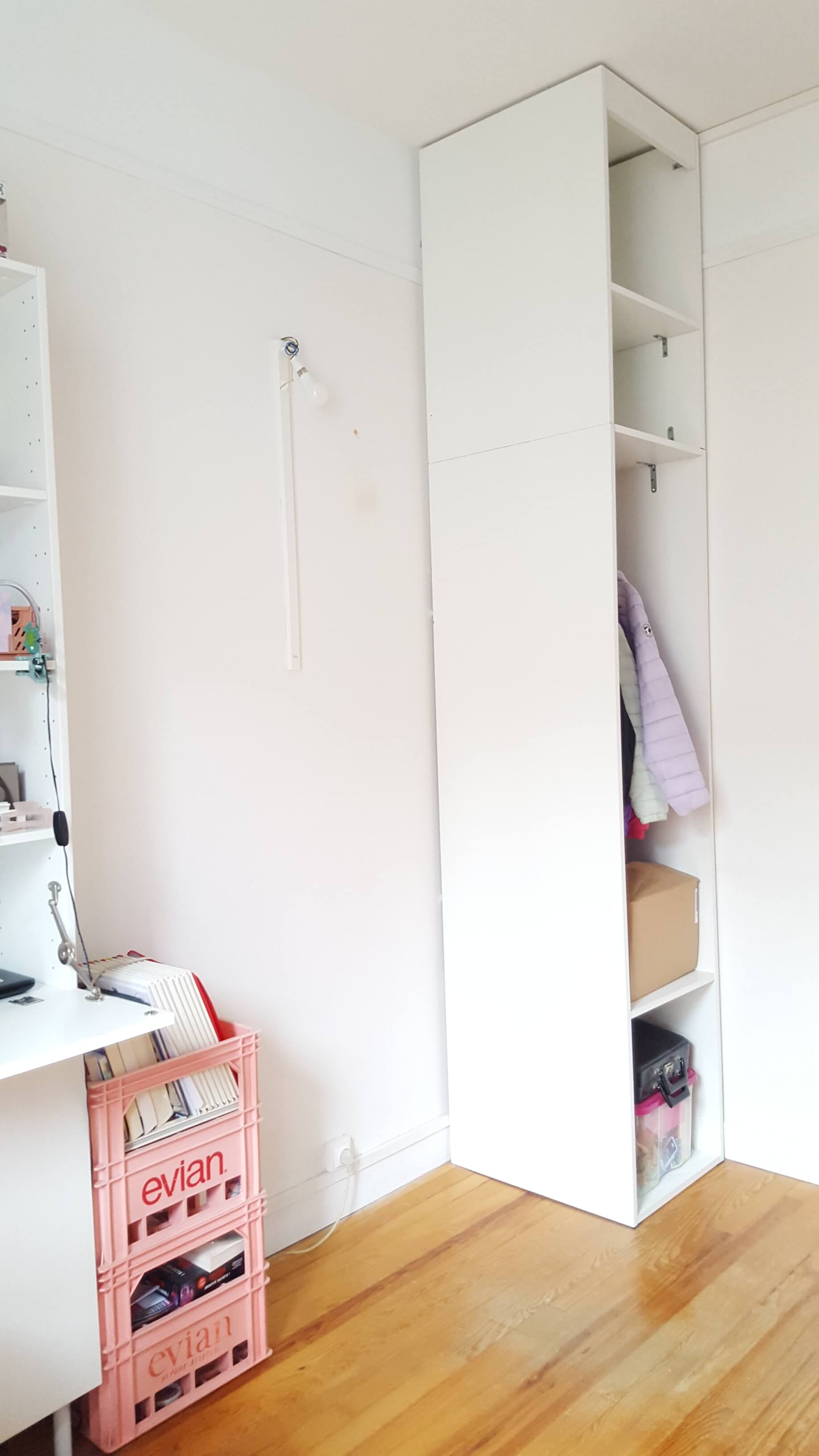 PROJET DIY: notre placard bureau arche sur mesure – Exquis chantier