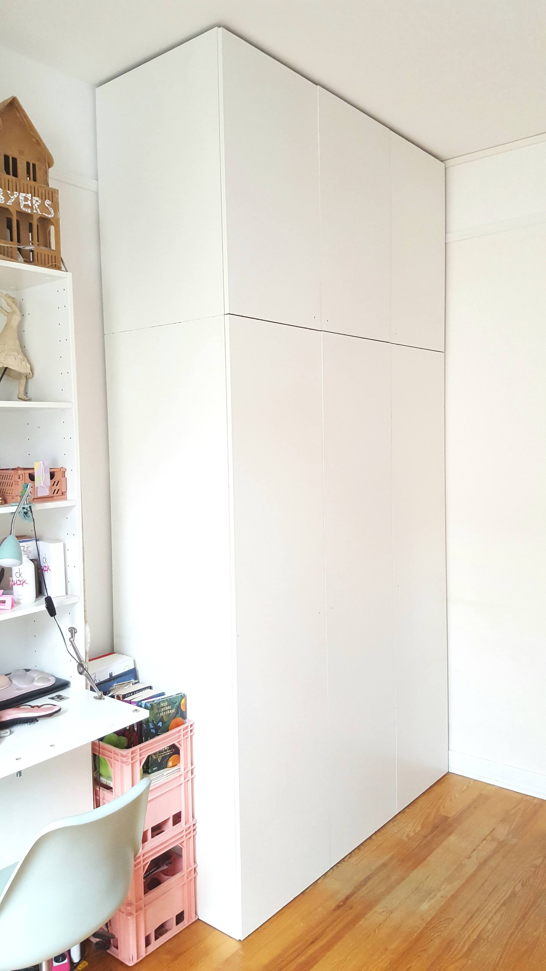 PROJET DIY: notre placard bureau arche sur mesure – Exquis chantier