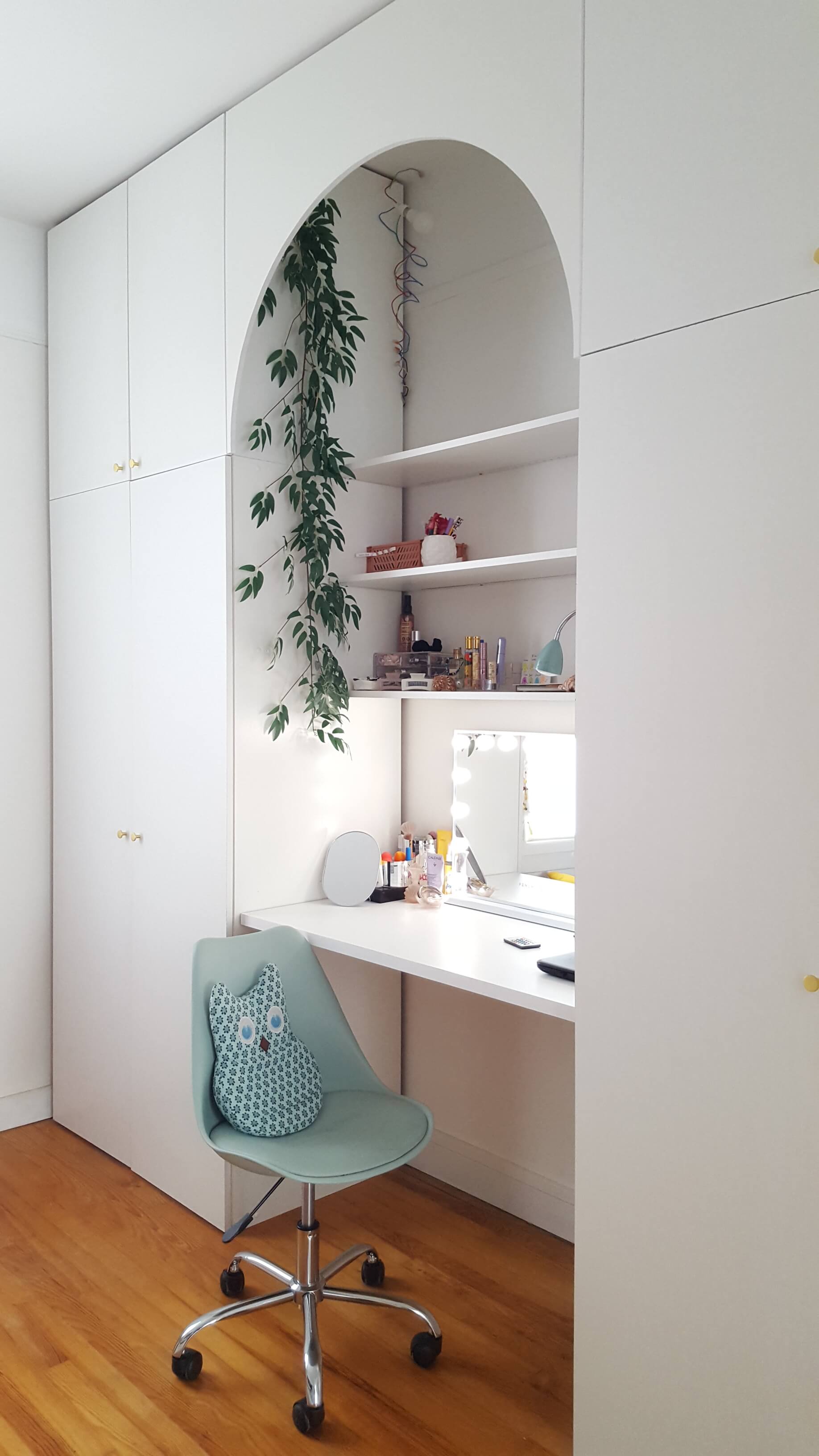 PROJET DIY: notre placard bureau arche sur mesure – Exquis chantier